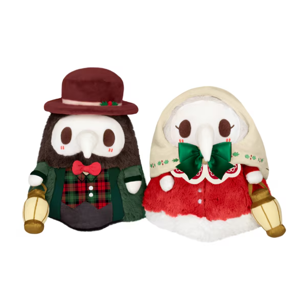 Mini Squishable Holiday Plague Doctor and Nurse Set